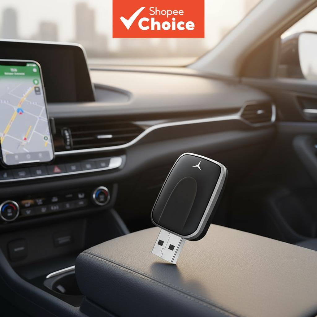 Wireless Carplay AI Box Dual Function Android Auto Plug and Play 5G ...