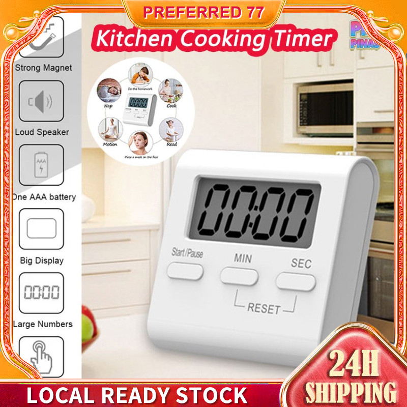 Major upgrade Kitchen Cooking Timer Magnetic Stopwatch Countdown Alarm ...