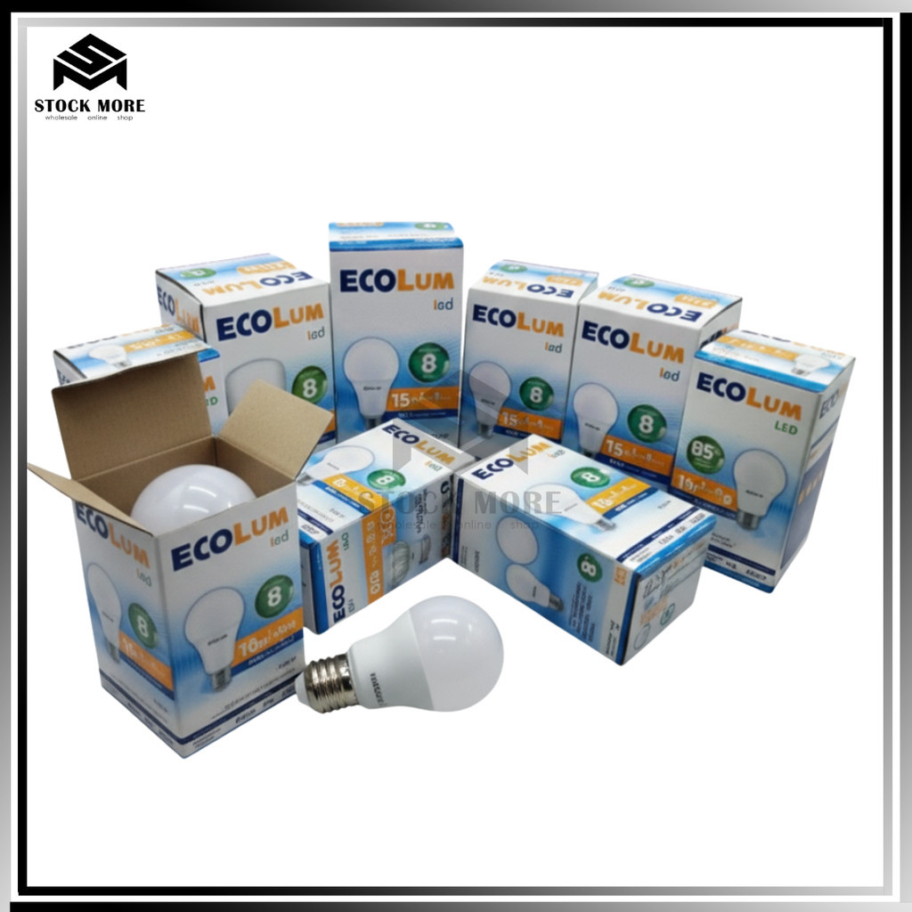 STOCK MORE ECOLUM 1PC BULB FIREFLY ECOLUM LED BULB ECOLUM LED BULB E27 ...