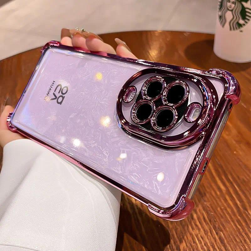 For Huawei Nova 14 Case Shockproof Soft TPU Silicone Electroplating ...