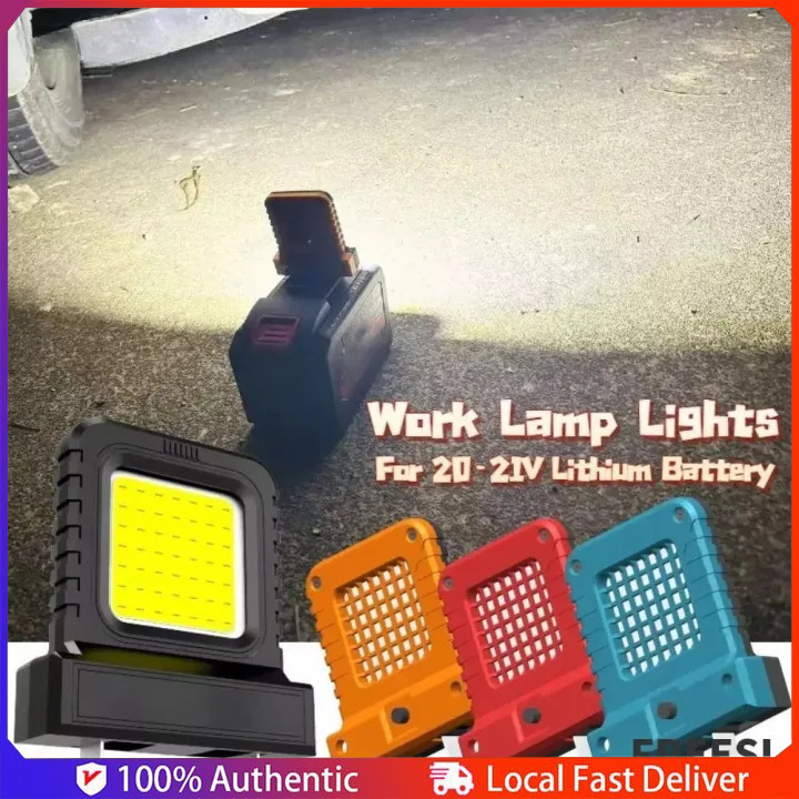 Lithium-Ion Battery-Powered LED Work Light lithium universal work lamp ...