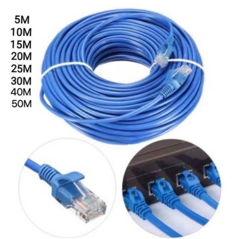 1/2/5/10/15/20/30/50 CAT5 RJ45 Network Lan Cable Ethernet Cable Lan ...
