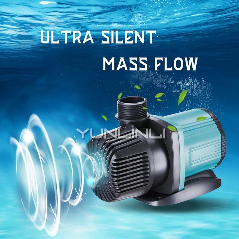 Silent Fish Tank Water Pump 220V Frequency Conversion Fish Pond Diving ...