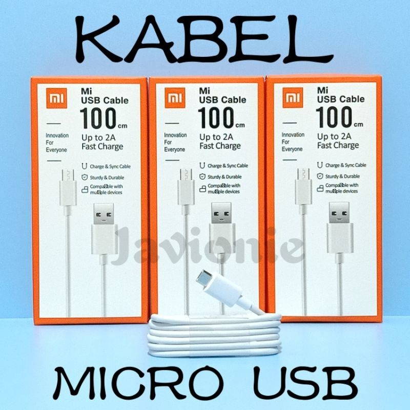 Data Cable Charger Casan Cas Xiaomi Redmi Note A1 A2 1 2 3 3S 4 4A 4X 5 ...