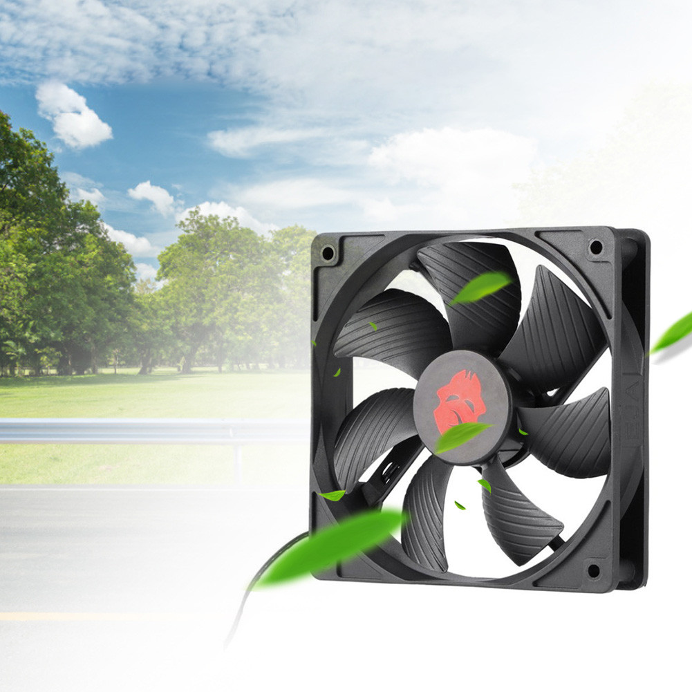 [Fast Arrival] 12cm Big 4 Pin High Speed Desktop Chassis Fan Large Air ...