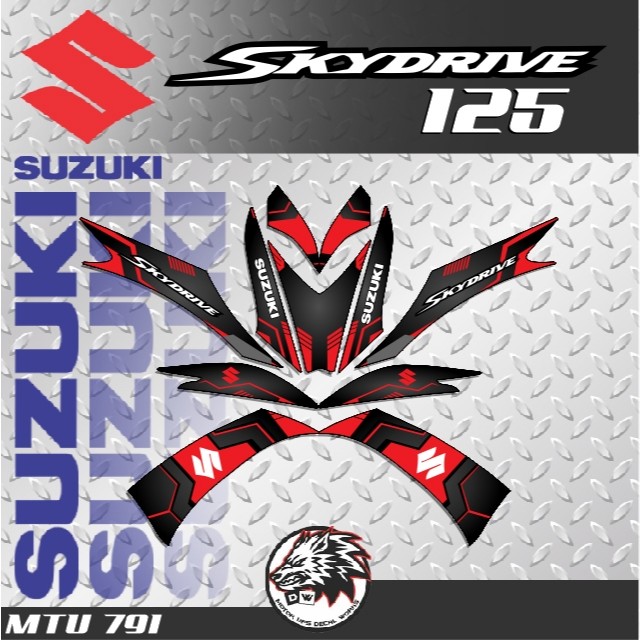 Sky Drive Decals Suzuki 2010-2015 | Shopee Philippines