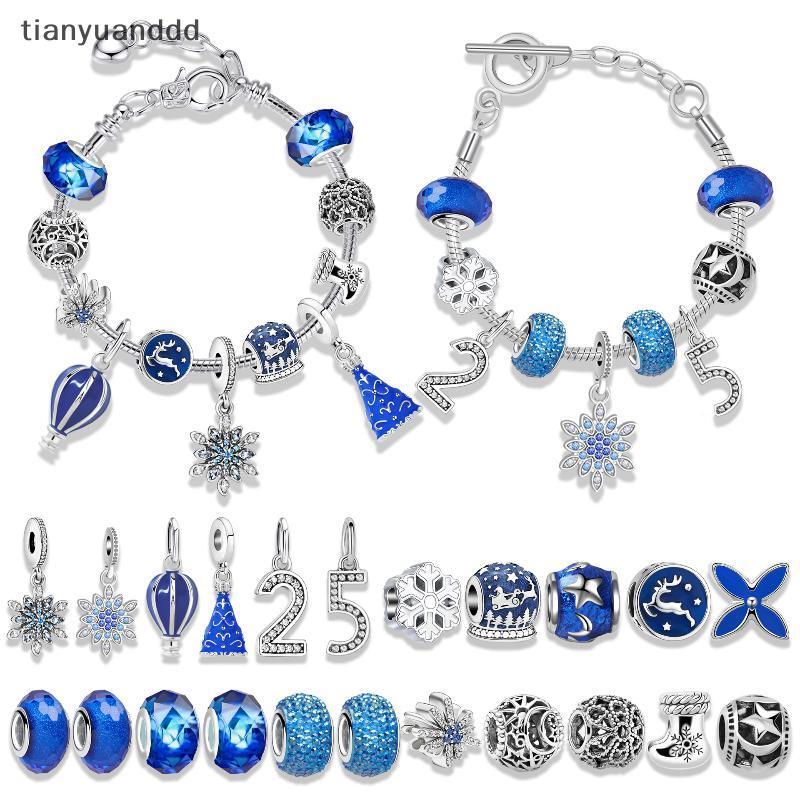 tianyuanddd Christmas Advent Calendar With 24 Grids Blue Countdown Box ...