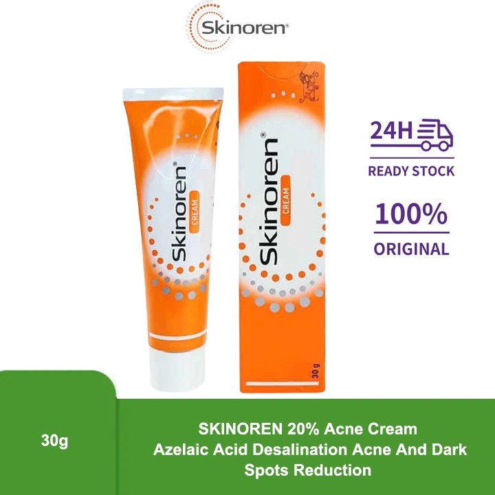 SKINOREN 20% Acne Cream 30g Azelaic Acid Desalination Acne And Dark ...