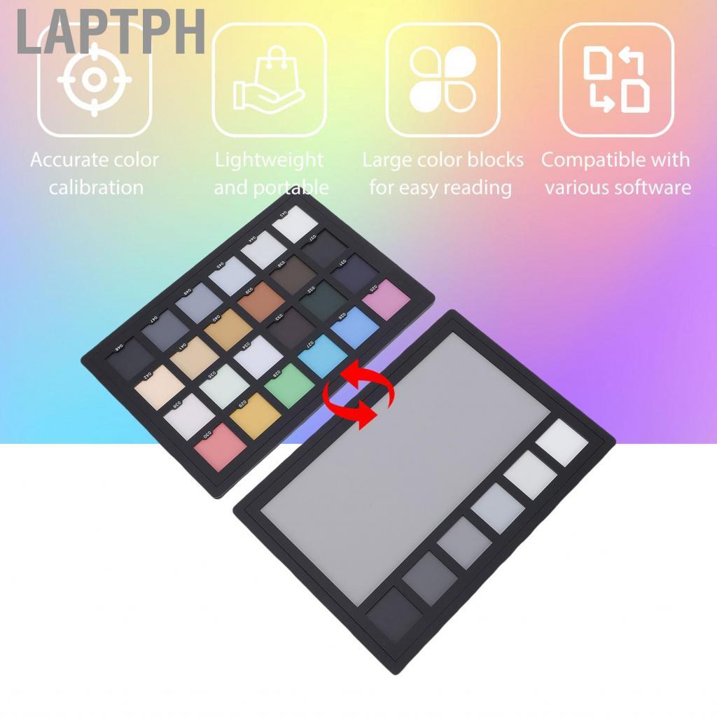 laptph Color Calibration Charts 24 Card with Grey and White Balance ...