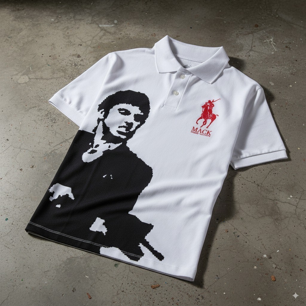 Club Scarface Polo Shirt Made in Short Sleeve Piquet | Shopee Philippines