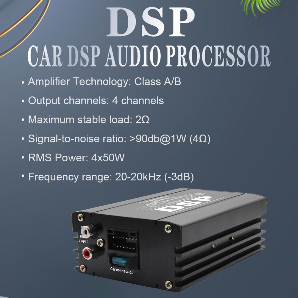 [Fast Arrival] 4x50W Car DSP Digital Audio Processor 4 Channel Audio ...