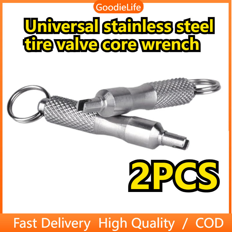 Universal Stainless Steel Tire Valve Core Wrench Disassemble and ...
