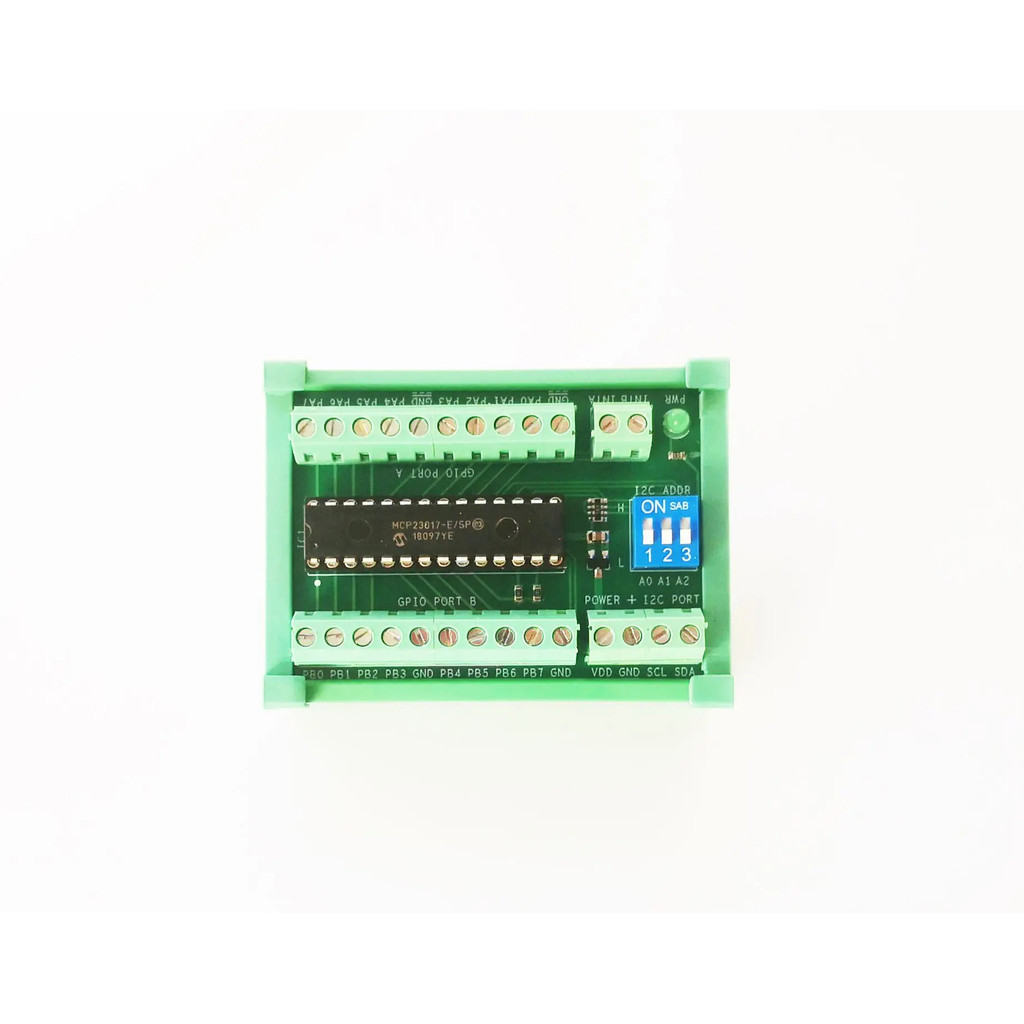 Rail Mount Mcp23017 16-channel Gpio Expander With I2c Interface For ...
