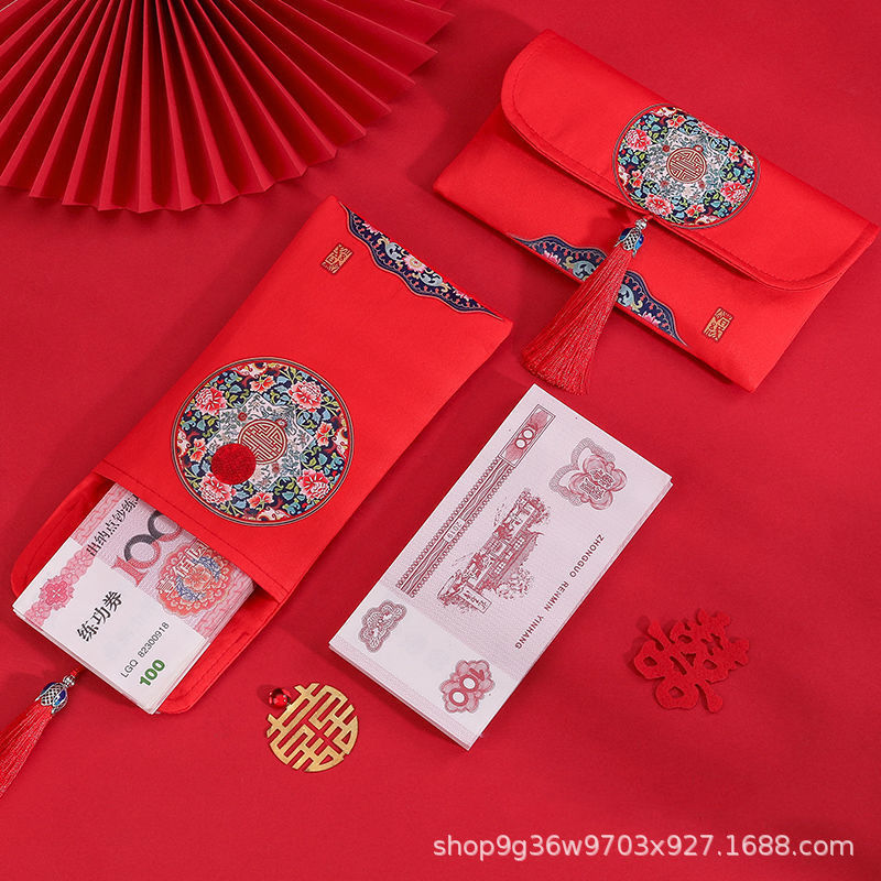 Popular Wedding Supplies 0k Yuan Big Red Envelope Bag Personalized ...