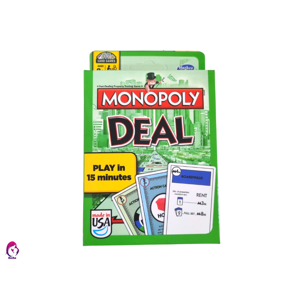 Monopoly Deal Card Game - Fast Fun Family Board Game | Shopee Philippines