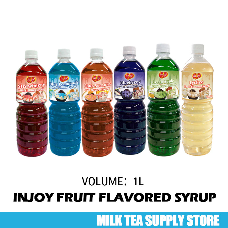 Injoy 1.3KG Fruit Flavored Syrup for Dessert & Drinks & Juice | Shopee ...