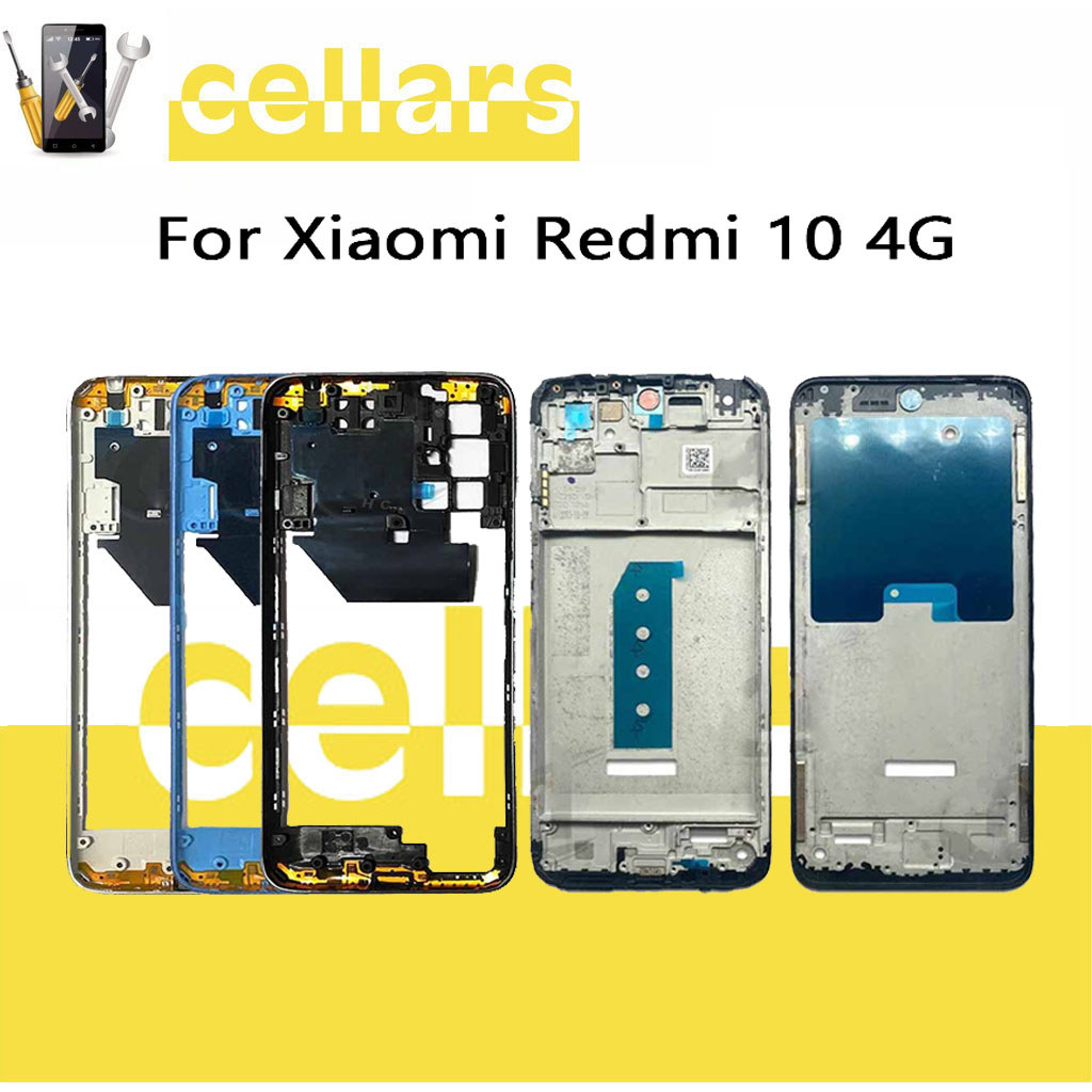 For Xiaomi Redmi 10 4G Housing middle frame + LCD Front frame ...
