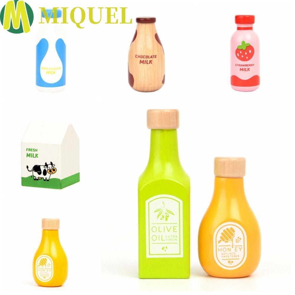 MIQUEL Drink Bottle Toy, Pretend Play Imitation Game Kitchen Food Toys ...