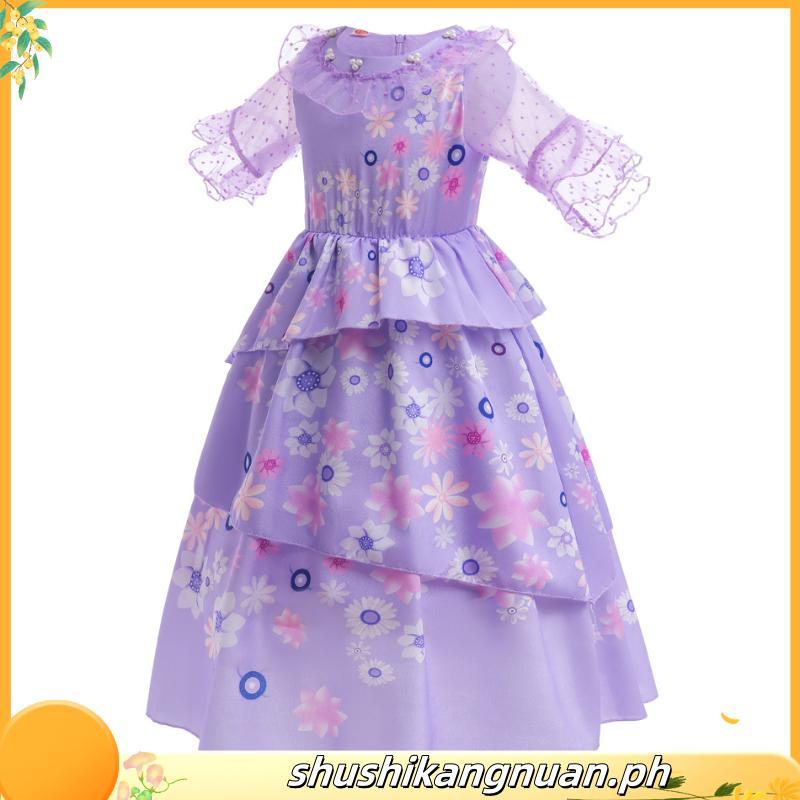Isabella Cosplay Encanto Costume Adult Women Isabella Dress Flower ...