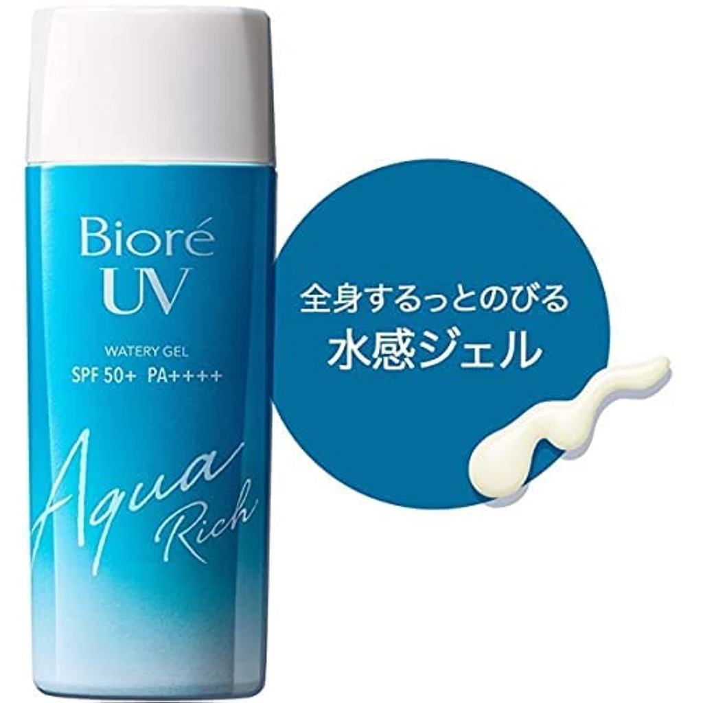 Biore UV aqua rich Watery Gel SPF50+ 90mL | Shopee Philippines
