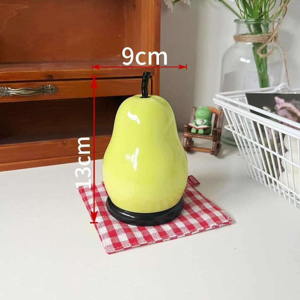 [GOOD] Cute And Pear Design Toothpick Box Luxury Home Cotton Swab ...