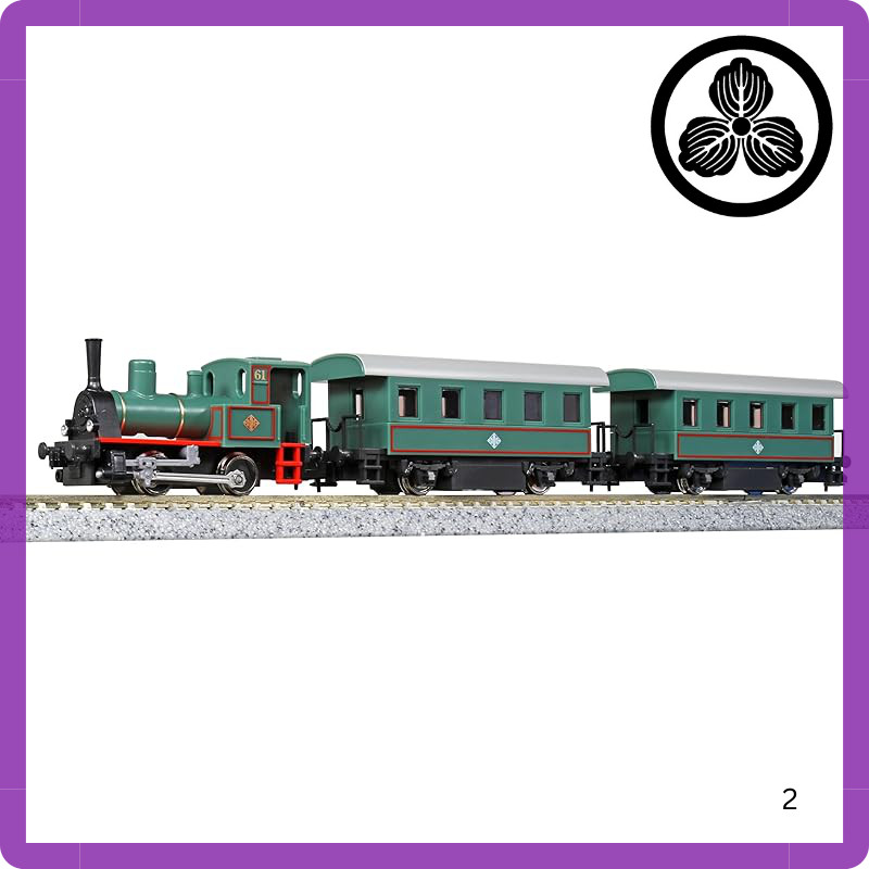 KATO N Scale Chibi Loco Set Fun Town SL Train Model Steam Locomotive 10 ...