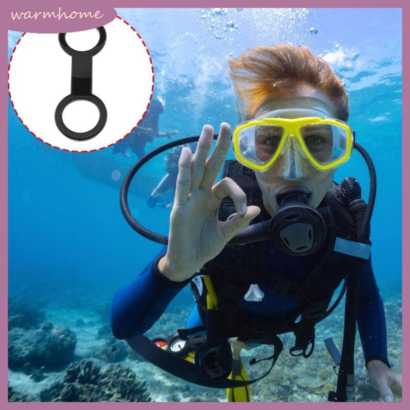 WMMB 4Pcs Snorkeling Clip Retainer Attachments Silicone Snorkel Strap ...