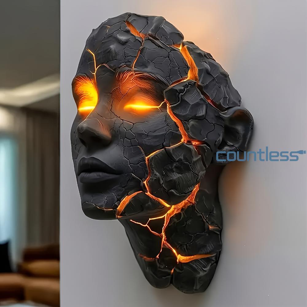 Halloween Broken Soul LED Wall Lamp Broken Soul Wall Light for Cozy ...