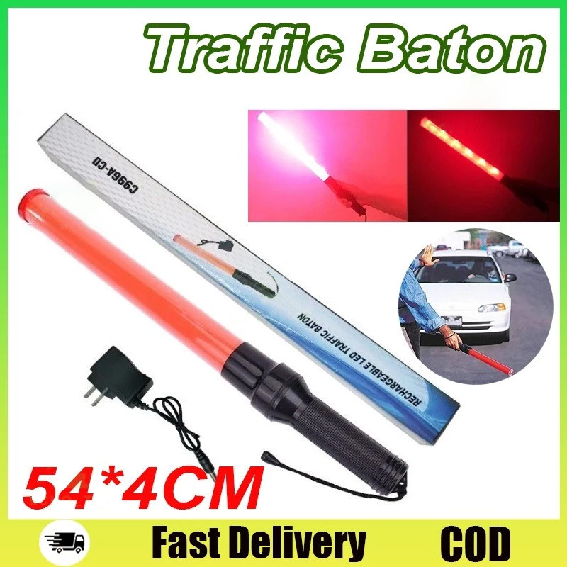 Traffic Light Wand Control Safety Road LED 54cm Warning Signal Traffic ...