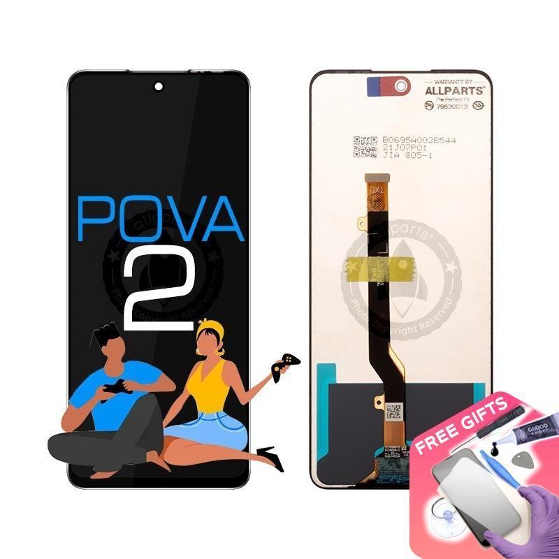 Display for Tecno Pova 2 LCD Touch Screen Digitizer Replacement LE7 ...