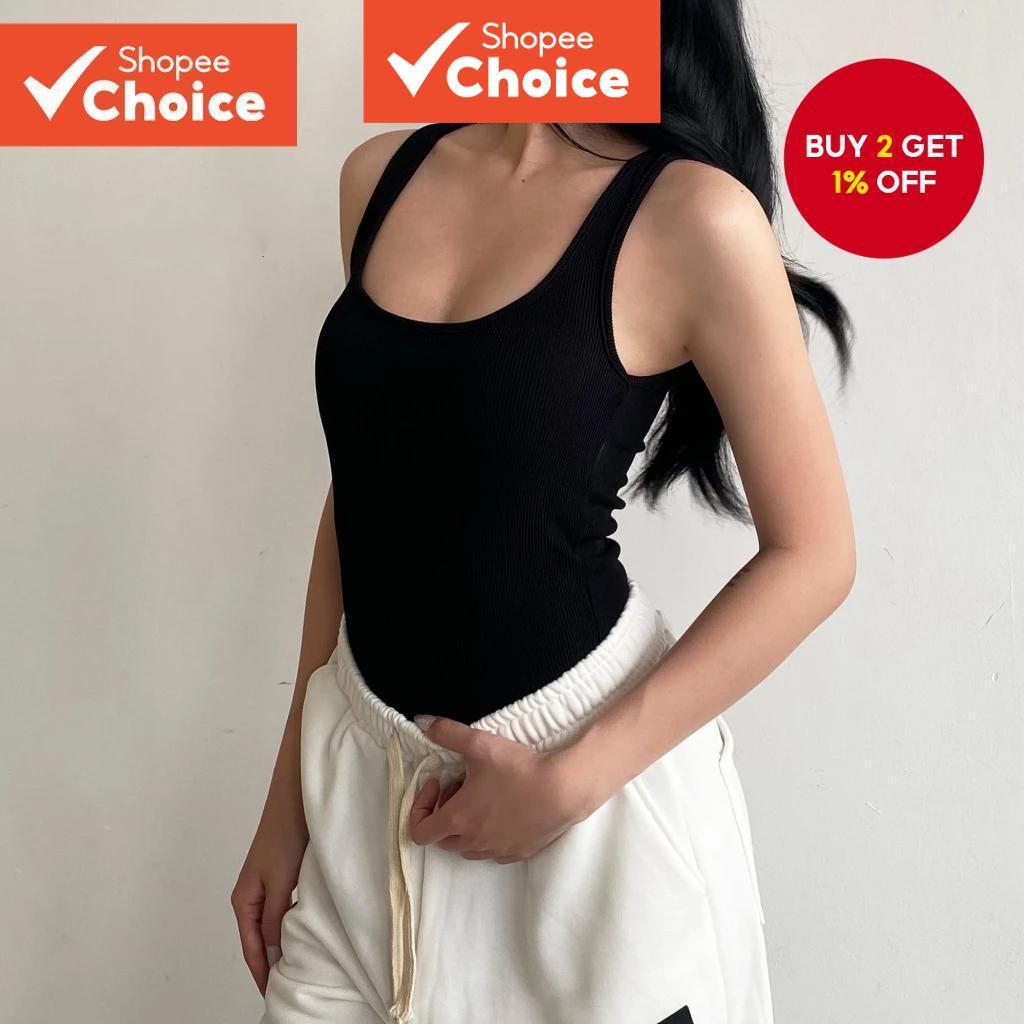 Women'S Summer Basic Padded Camisole Slim Backless Top | Shopee Philippines