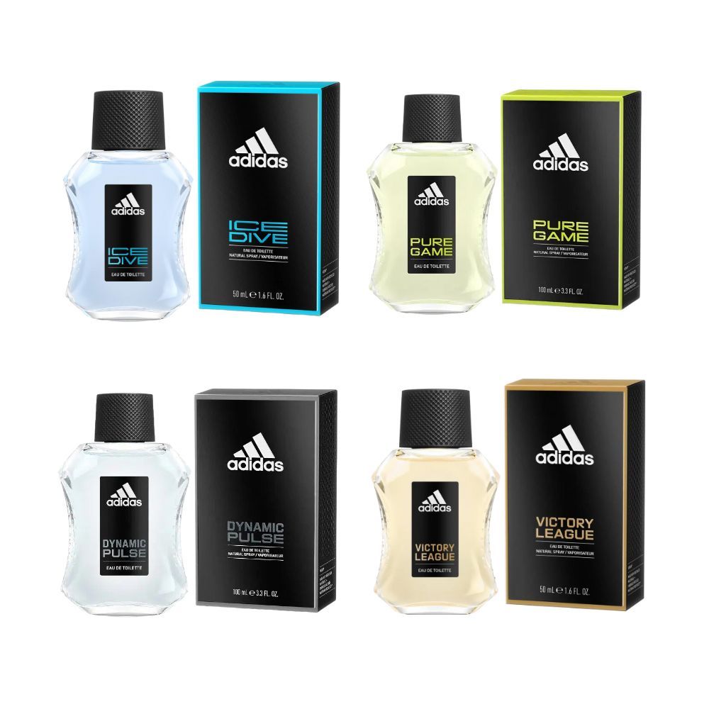 Adidas Perfume - Ice Dive / Victory League / Dynamic Pulse / Pure Game ...
