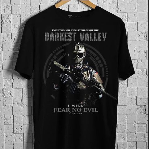 PHILIPPINE CHRISTIAN WARRIOR DARKEST VALLEY - 100% Cotton T-Shirt ...