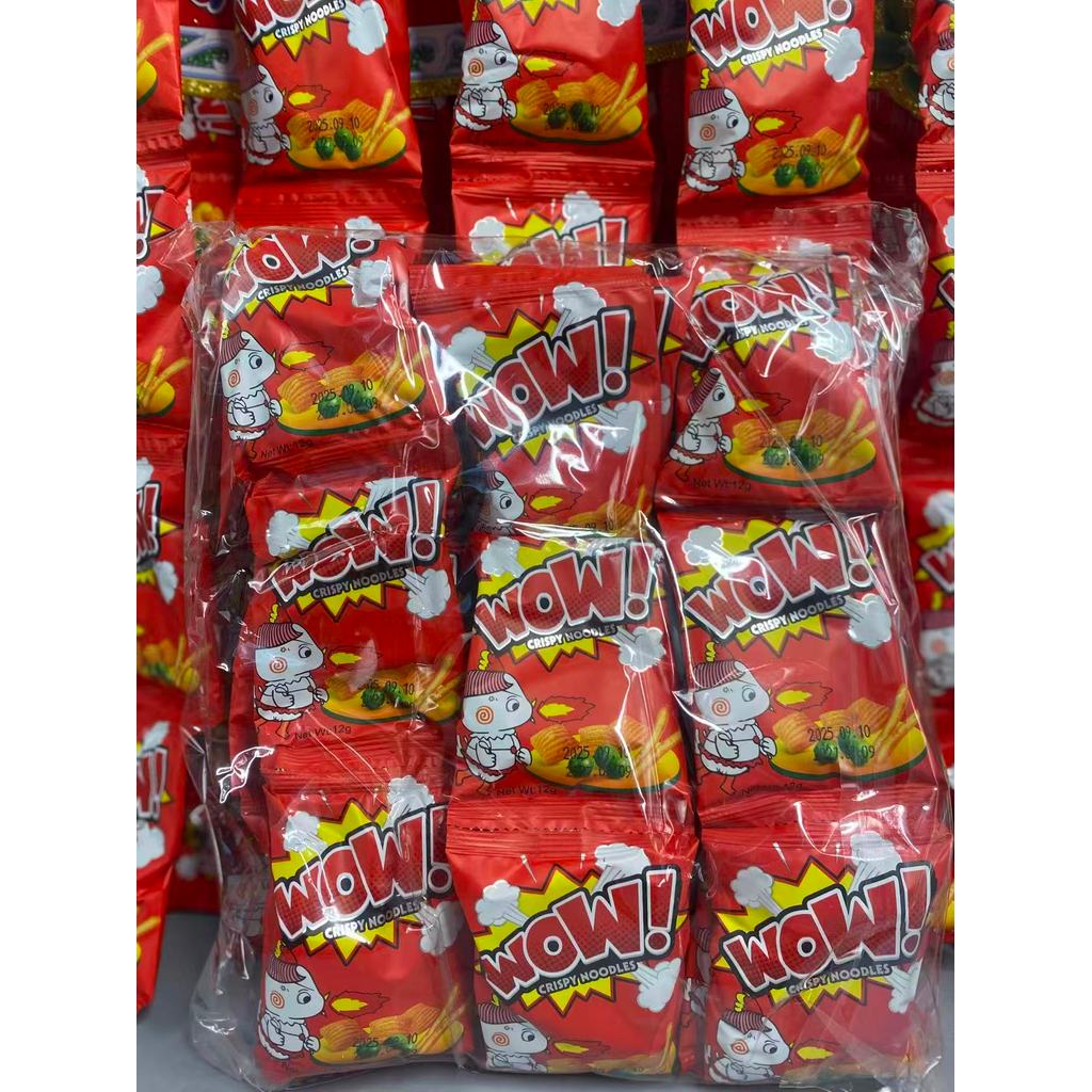F001 WOW CRISPY NOODLES Snack Crispy Fried Chips Puffed Snacks 30pcs ...