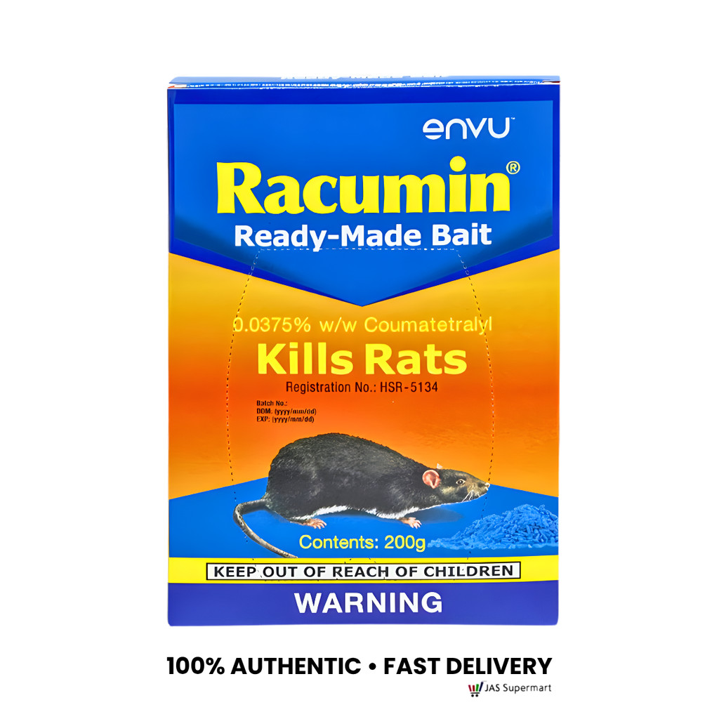 ENVU Racumin Rat Killer Bait 200g – Bayer Lason sa Daga Rat Poison for ...