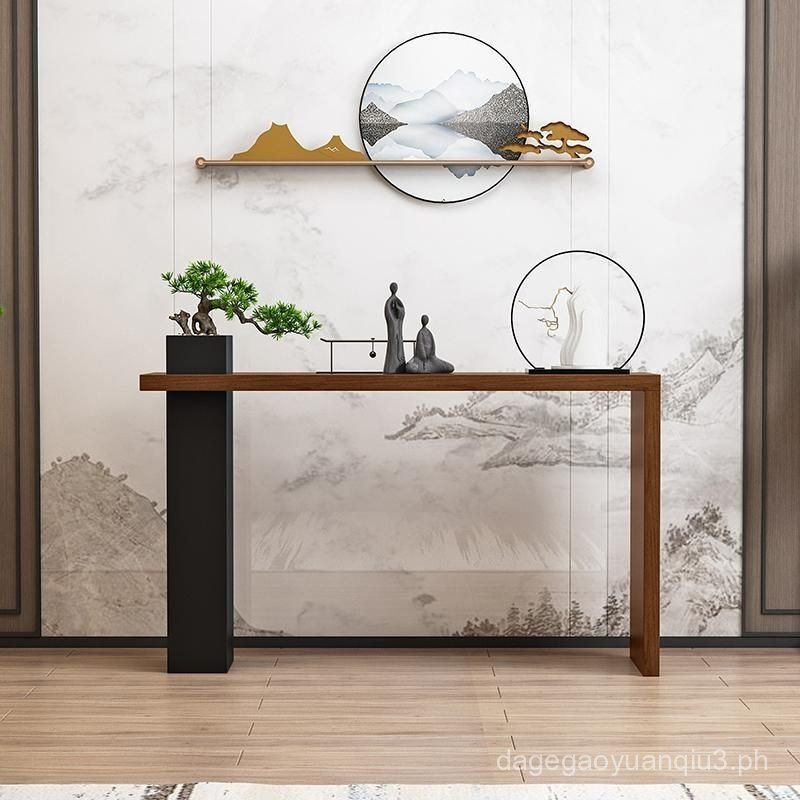 New Chinese Style Solid Wood Entryway Console Table Living Room ...