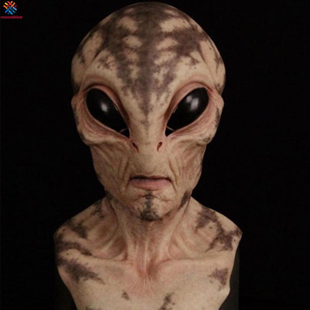 Scary Horrible Alien Latex Mask Creepy Style Halloween Party Mask for ...
