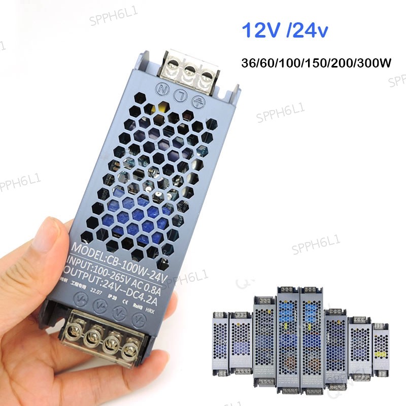 LED Driver Transformer DC12V DC24V 36w 60W 100W 200W 300W 400W 500W ...