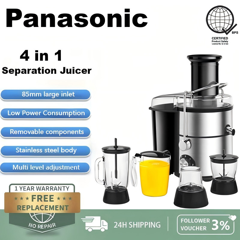 Panasonic juicer 4 in 1 Multi functional 450W Heavy Duty Blender ...