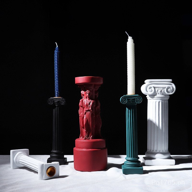 Decorative Roman Column Dining Table Greek Goddess Candle Holder Venus ...
