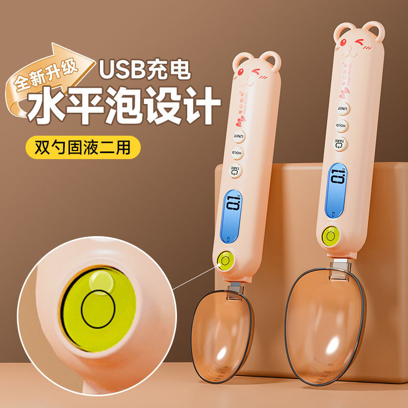 Electronic Measuring Spoon Scale High Precision Gram Meter Gram Number ...