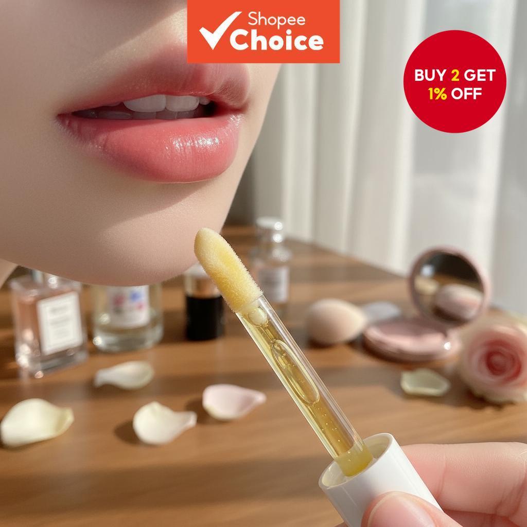 Peach Milk Honey Lip Oil, Moisturizing Sheen, Softens Lip Lines, Light ...
