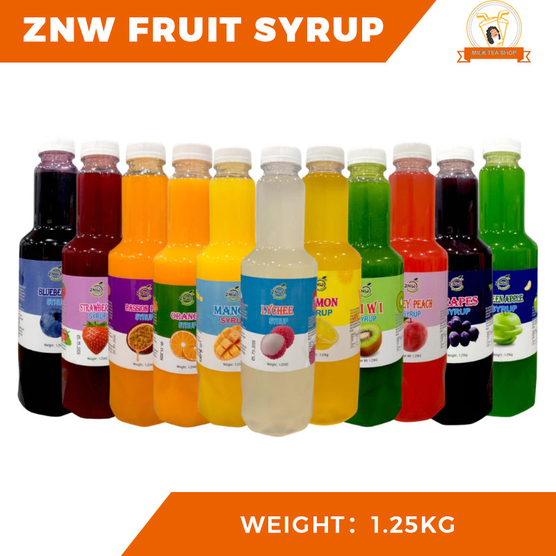 1.25kg ZNW Syrup/ShureWin Fruity Syrup Perfect For Fruit Tea Fruit Soda ...