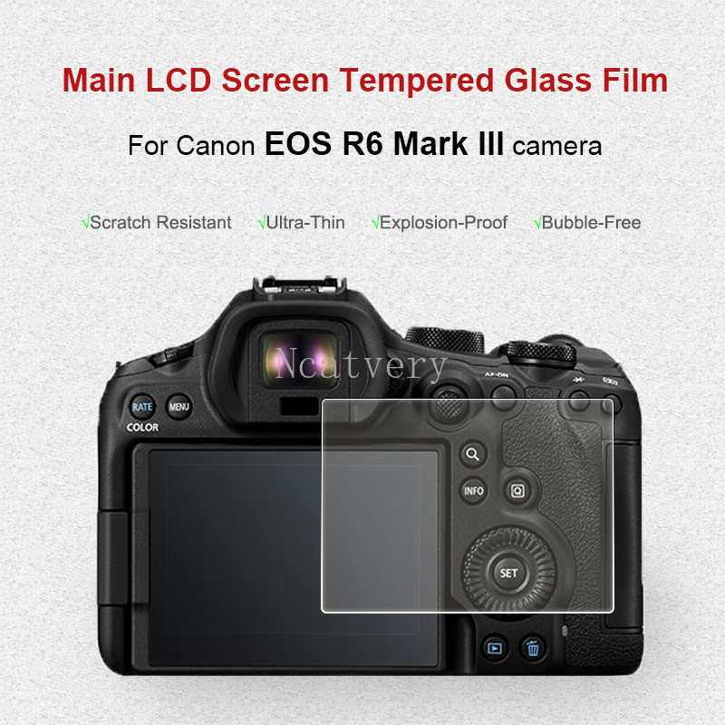Tempered Glass Screen Protector for Canon EOS R6 Mark3/R6 Mark III ...