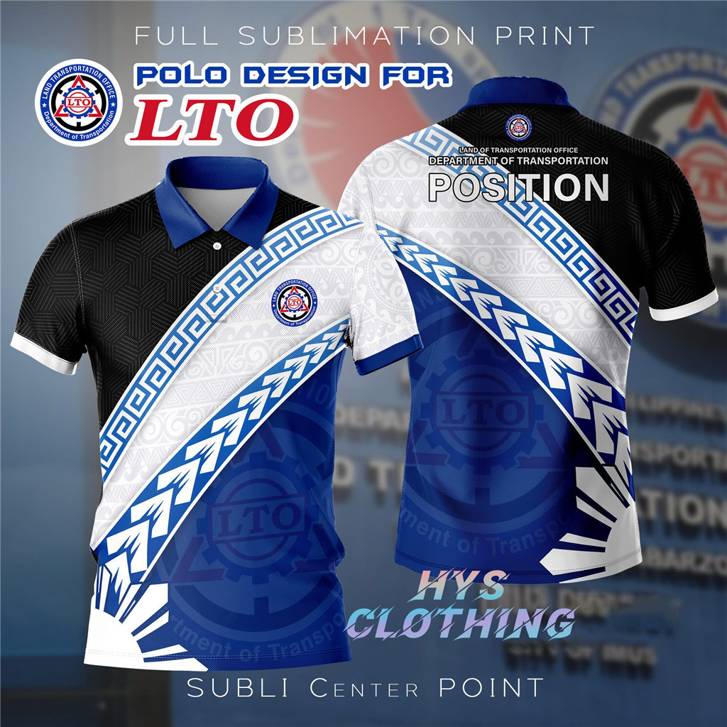 Full Sublimation DSWD DEPED DOLE LTO polo shirt for Woman and Men ...