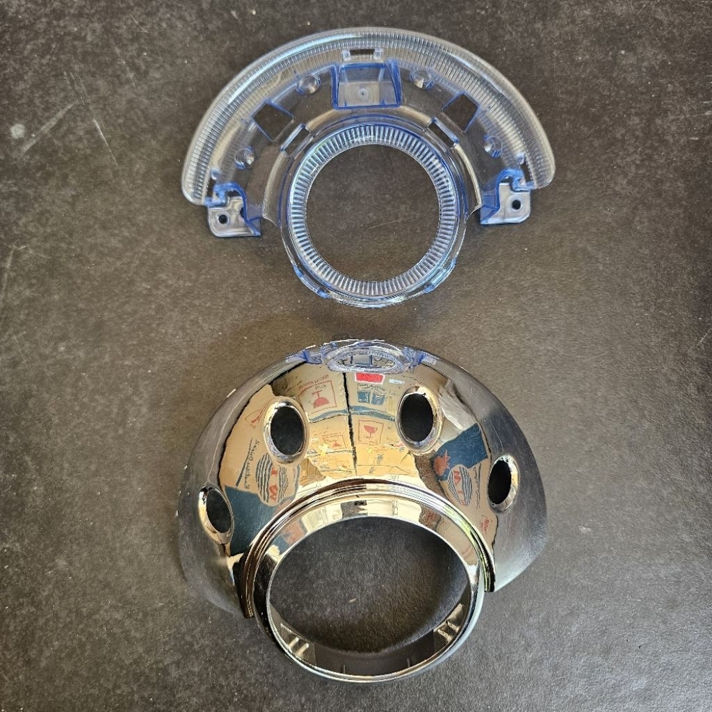 New Krum Crom Cover Reflector Bowl Headlight Honda Scoopy FI K16 2013 ...