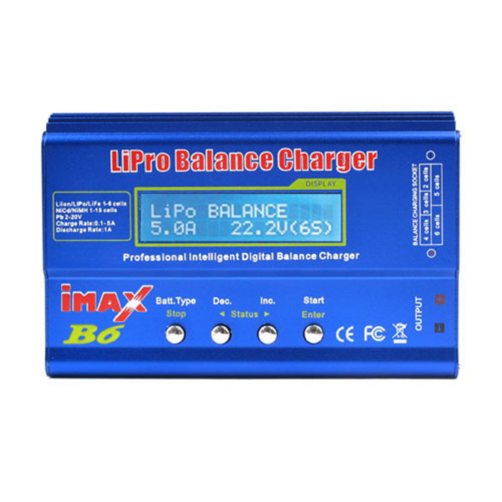 [Fast Arrival] iMAX B6 80W NiMh Batteries Balance Digital Charger for ...