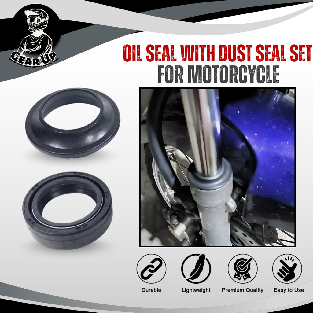 MOTORCYCLE PARTS OIL SEAL WITH DUST SEAL SET FOR XRM/ LIFAN150/ TMX155 ...