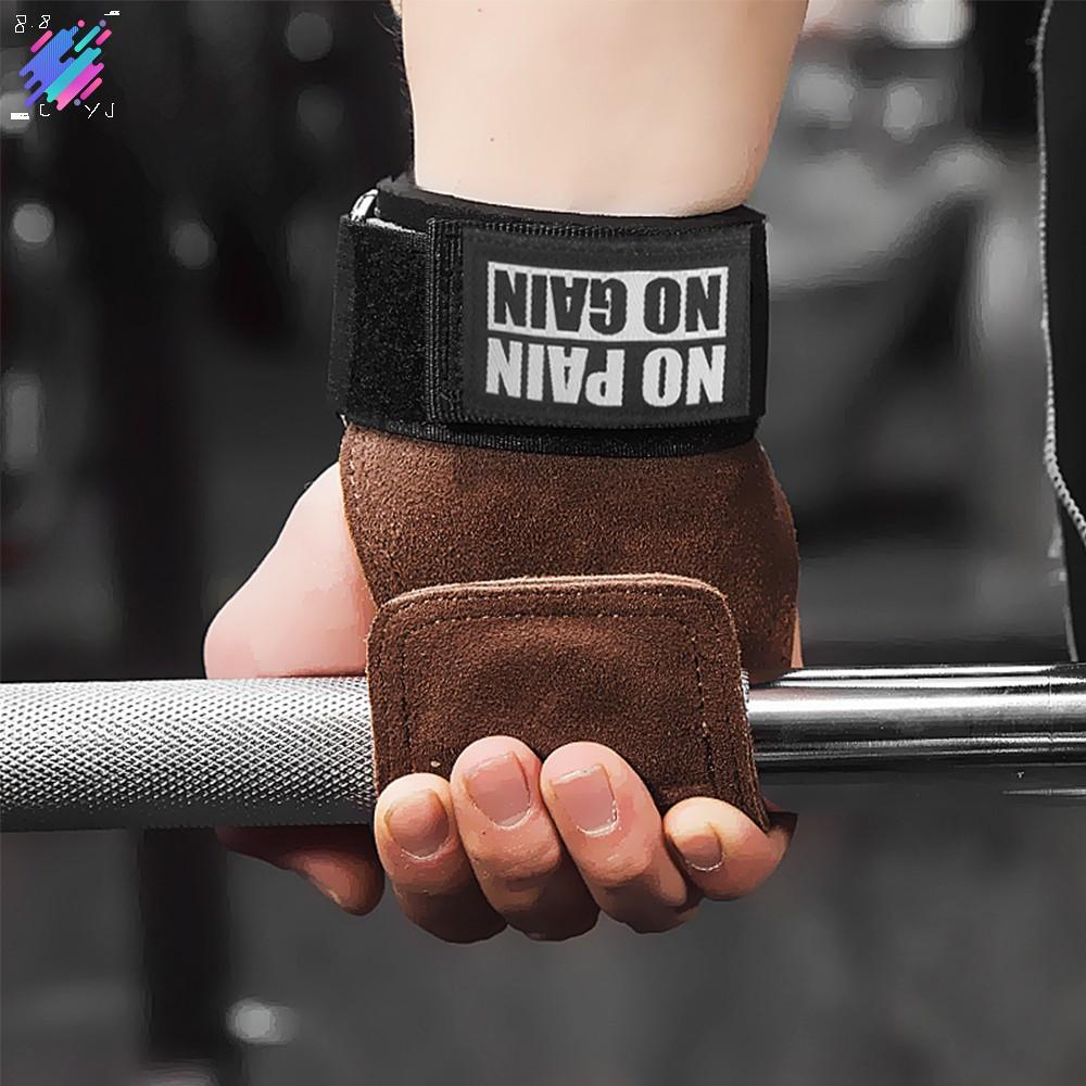 New Cow Leather Gym Gloves - Weight Lifting Workout | Shopee Philippines