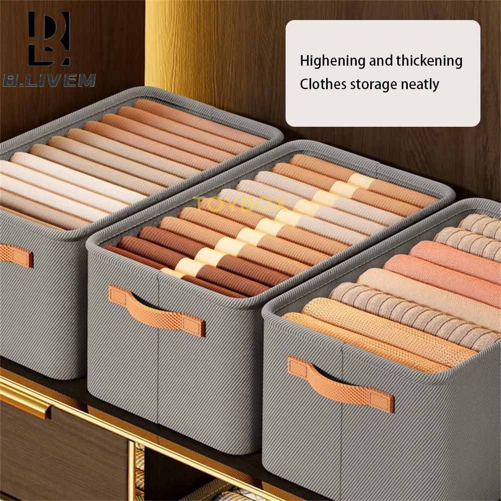 【COD】 Thicken large capacity household clothes storage box, foldable ...